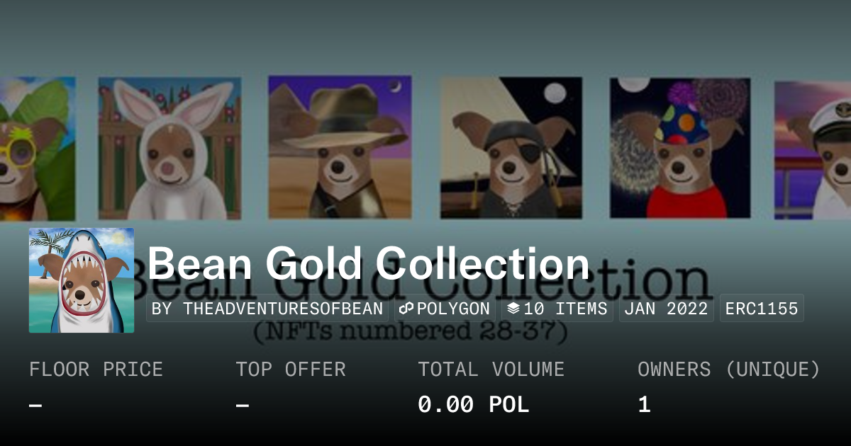 Bean Gold Collection - Collection | OpenSea