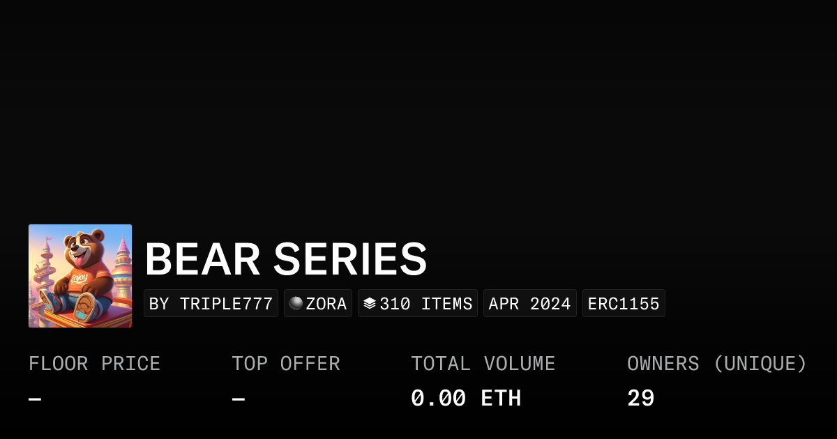 BEAR SERIES - Collection | OpenSea