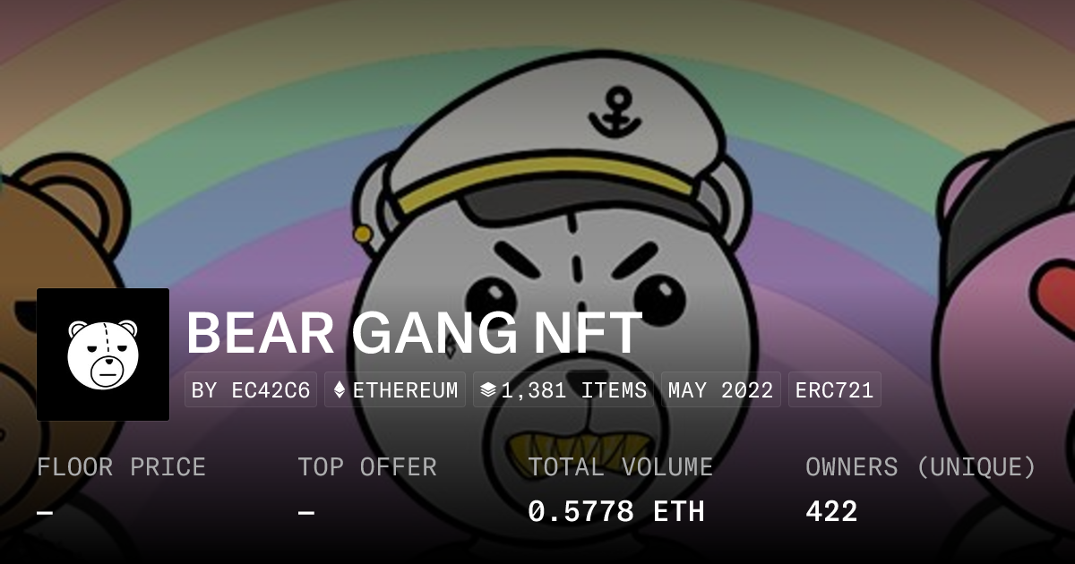 BEAR GANG NFT - Collection | OpenSea