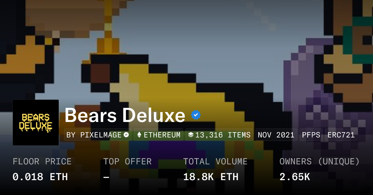 Bears Deluxe - Collection | OpenSea