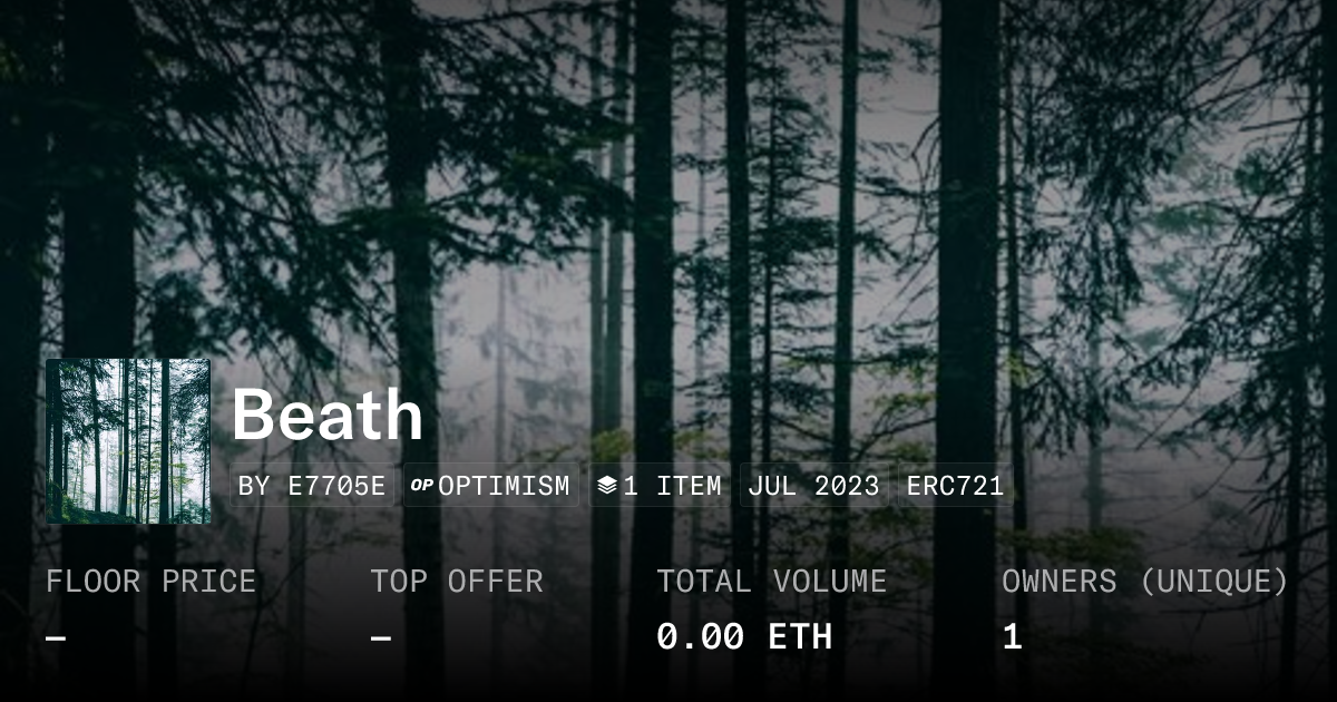 Beath - Collection | OpenSea