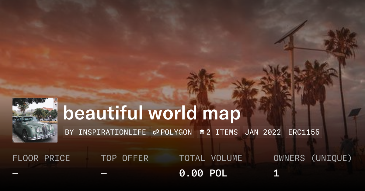 beautiful world map - Collection | OpenSea