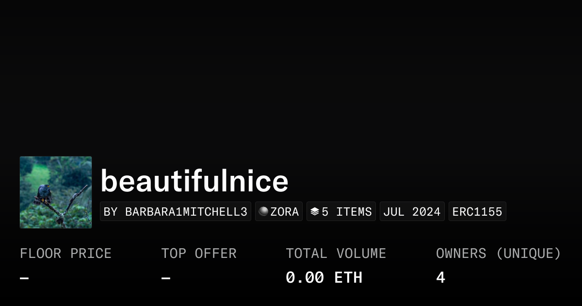 Beautifulnice Collection Opensea