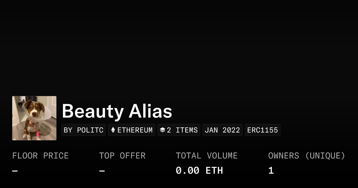 Beauty Alias - Collection | OpenSea