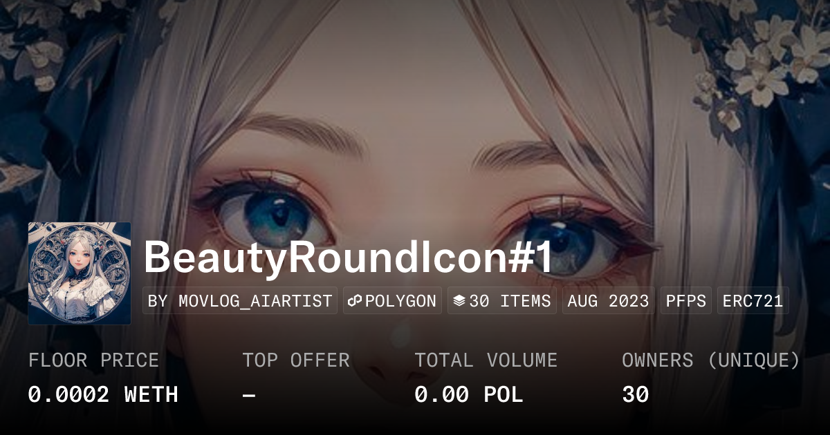 BeautyRoundIcon#1 - Collection | OpenSea