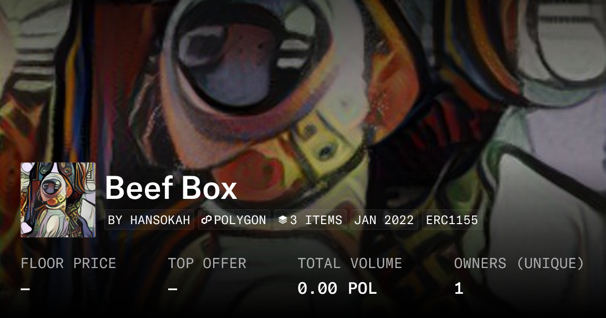 Beef Box - Collection | OpenSea
