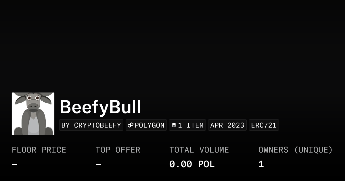 BeefyBull - Collection | OpenSea
