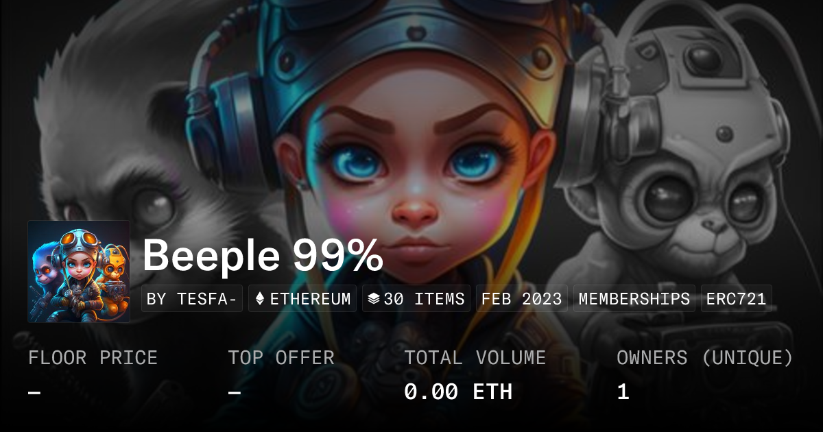 Beeple 99% - Collection | OpenSea