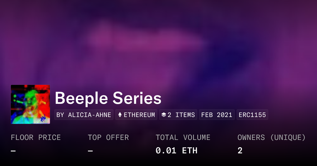 Beeple Series - Collection | OpenSea