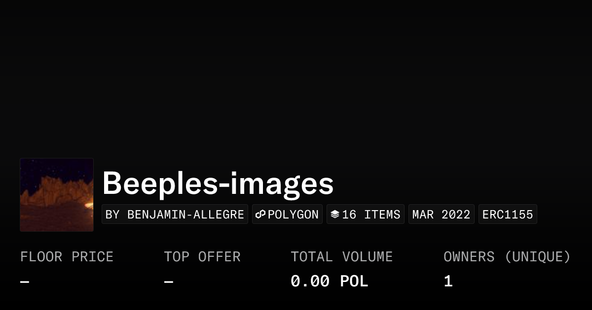 Beeples-images - Collection | OpenSea