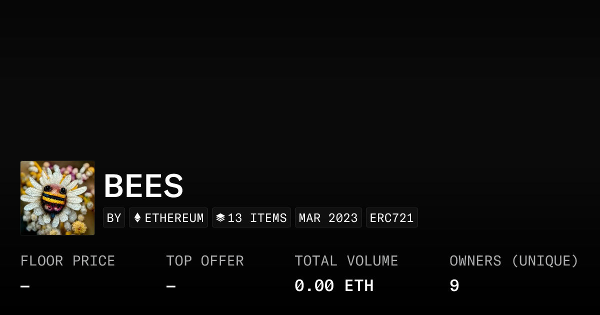 BEES - Collection | OpenSea