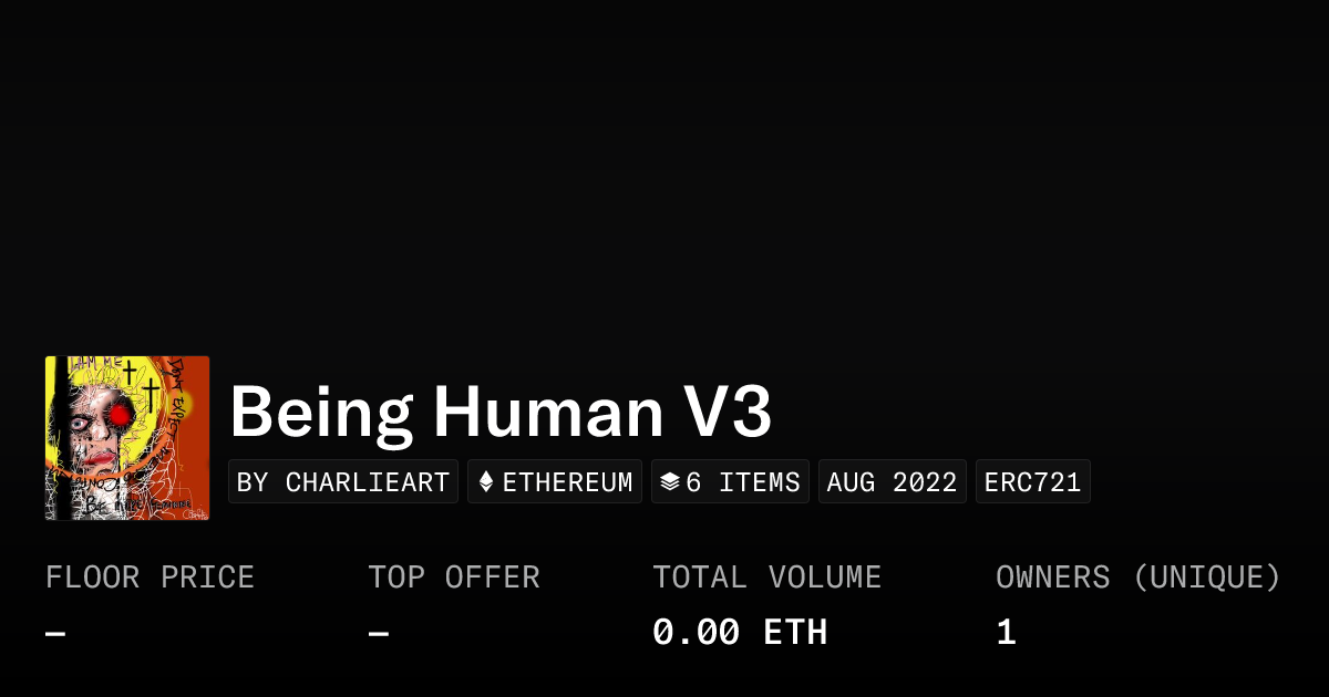Being Human V3 - Collection | OpenSea