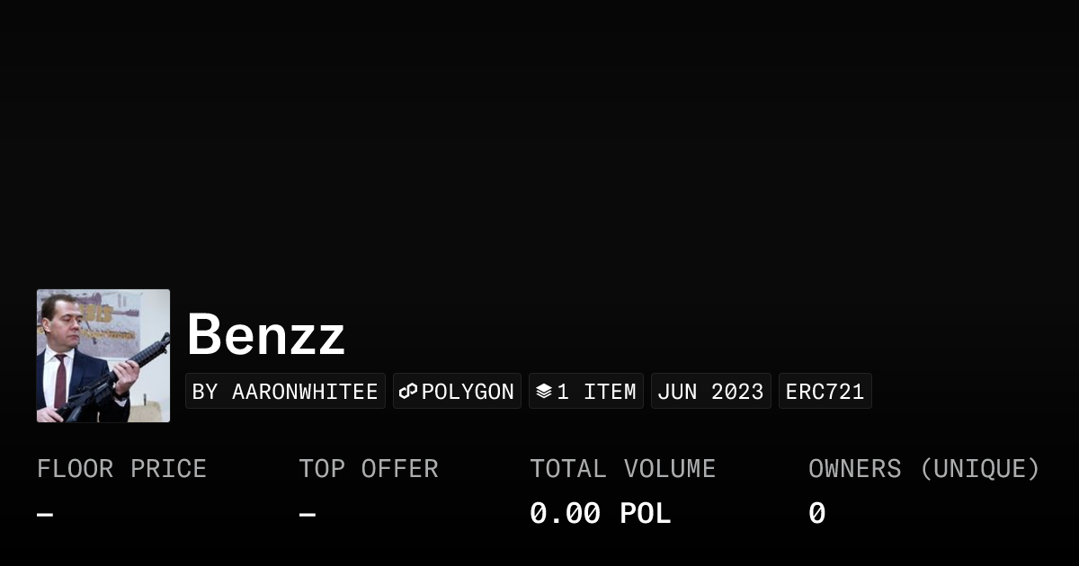 Benzz - Collection | OpenSea