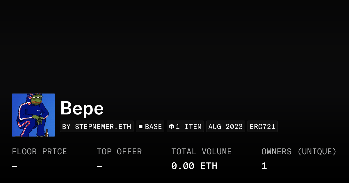 Bepe - Collection | OpenSea
