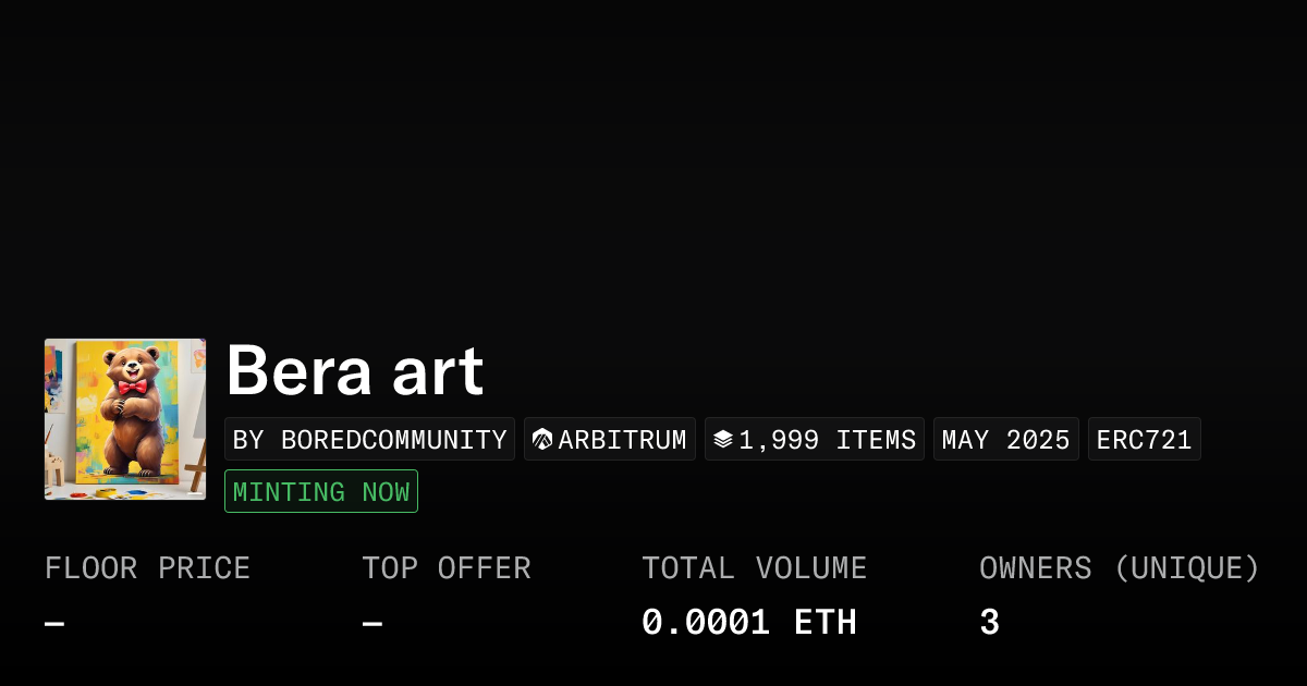 Bera art - Collection | OpenSea