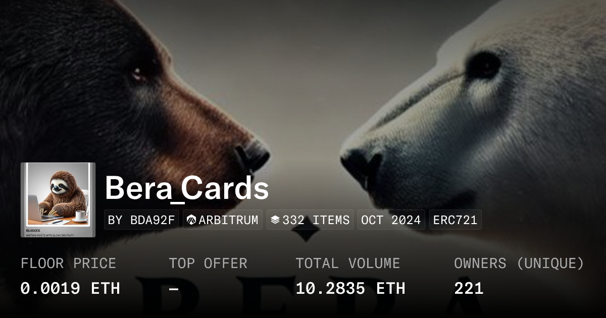 Bera_Cards - Collection | OpenSea