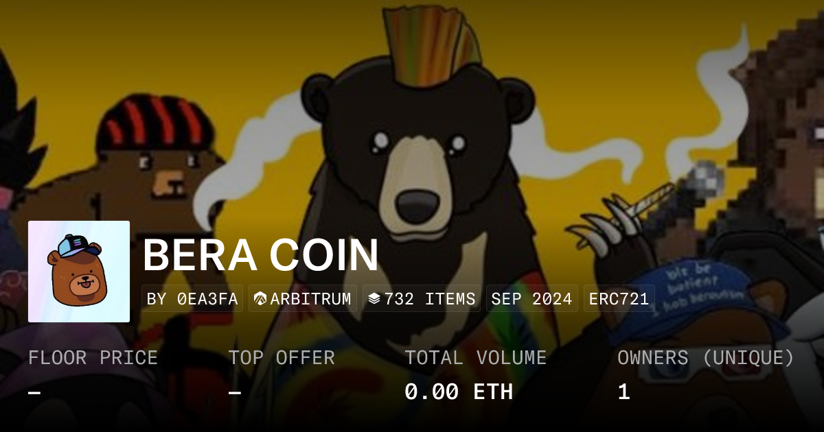 BERA COIN - Collection | OpenSea