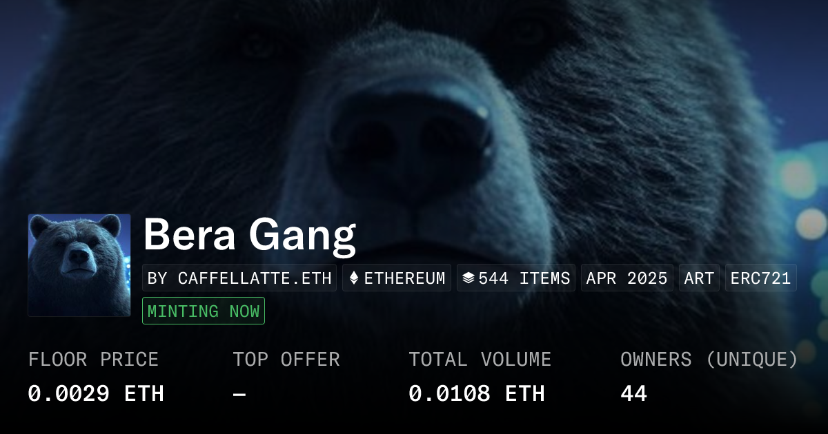 Bera Gang - Collection | OpenSea