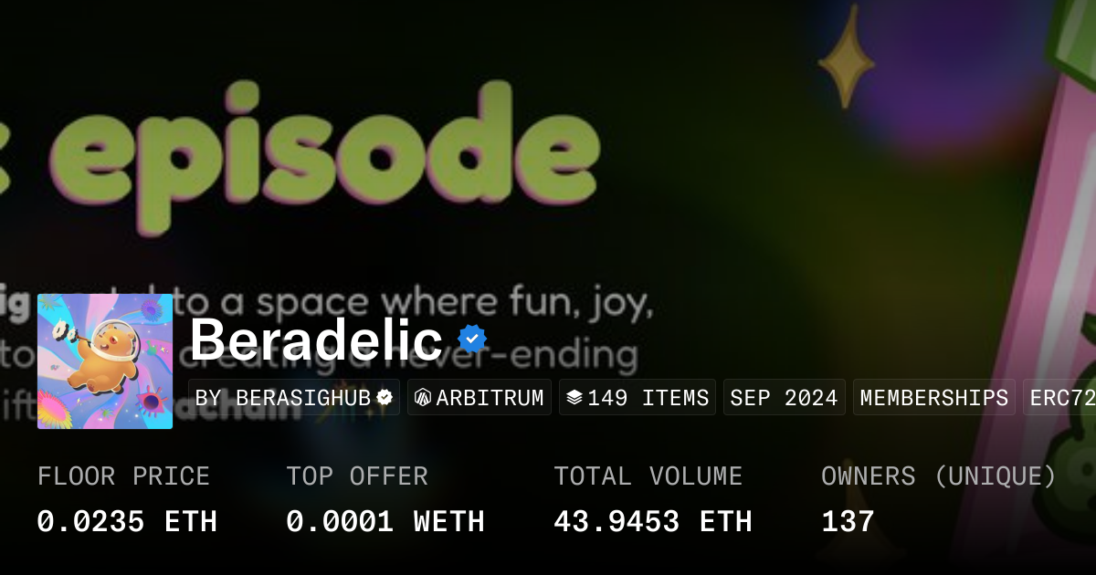 Beradelic Collection Opensea