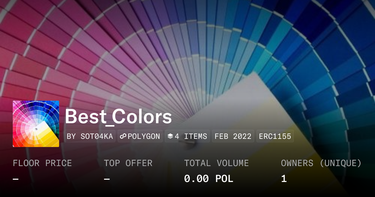 Best_Colors - Collection | OpenSea