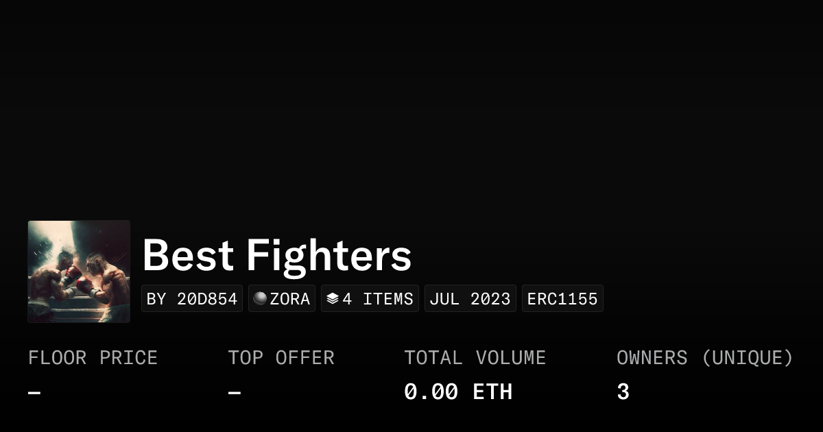 Best Fighters - Collection | OpenSea