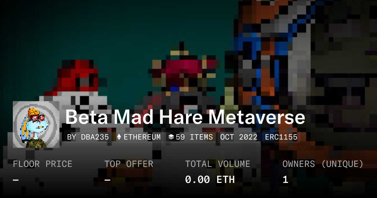 Beta Mad Hare Metaverse - Collection | OpenSea