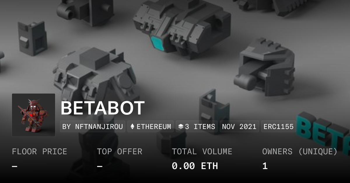 BETABOT - Collection | OpenSea