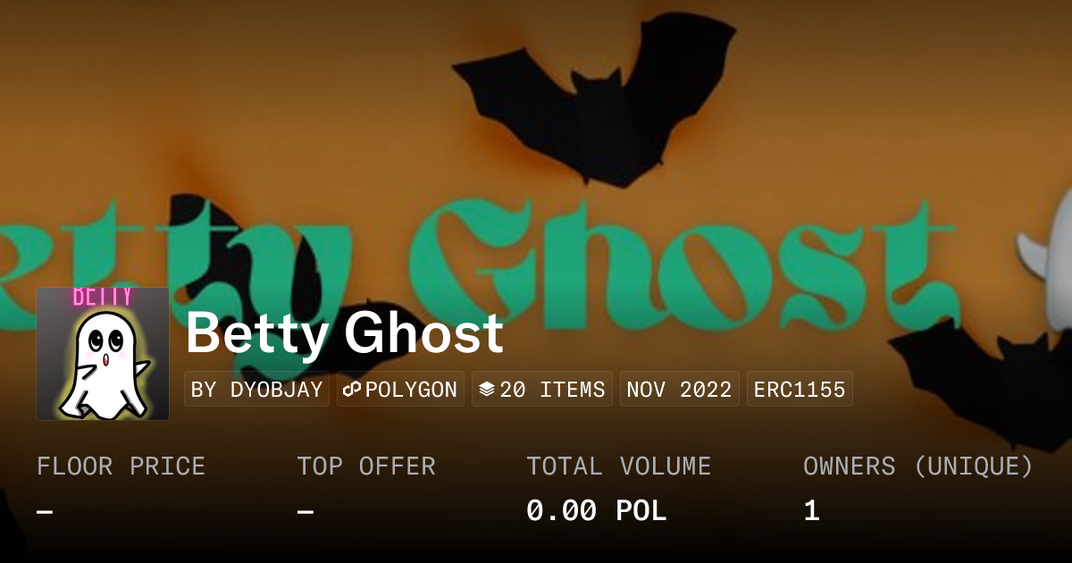 Betty Ghost - Collection | OpenSea