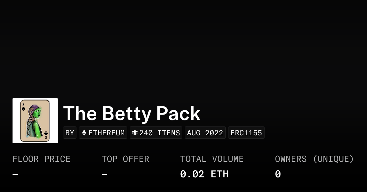 The Betty Pack - Collection | OpenSea