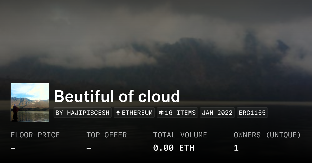 Beutiful of cloud - Collection | OpenSea