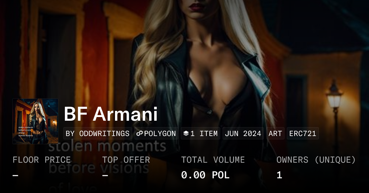 BF Armani - Collection | OpenSea