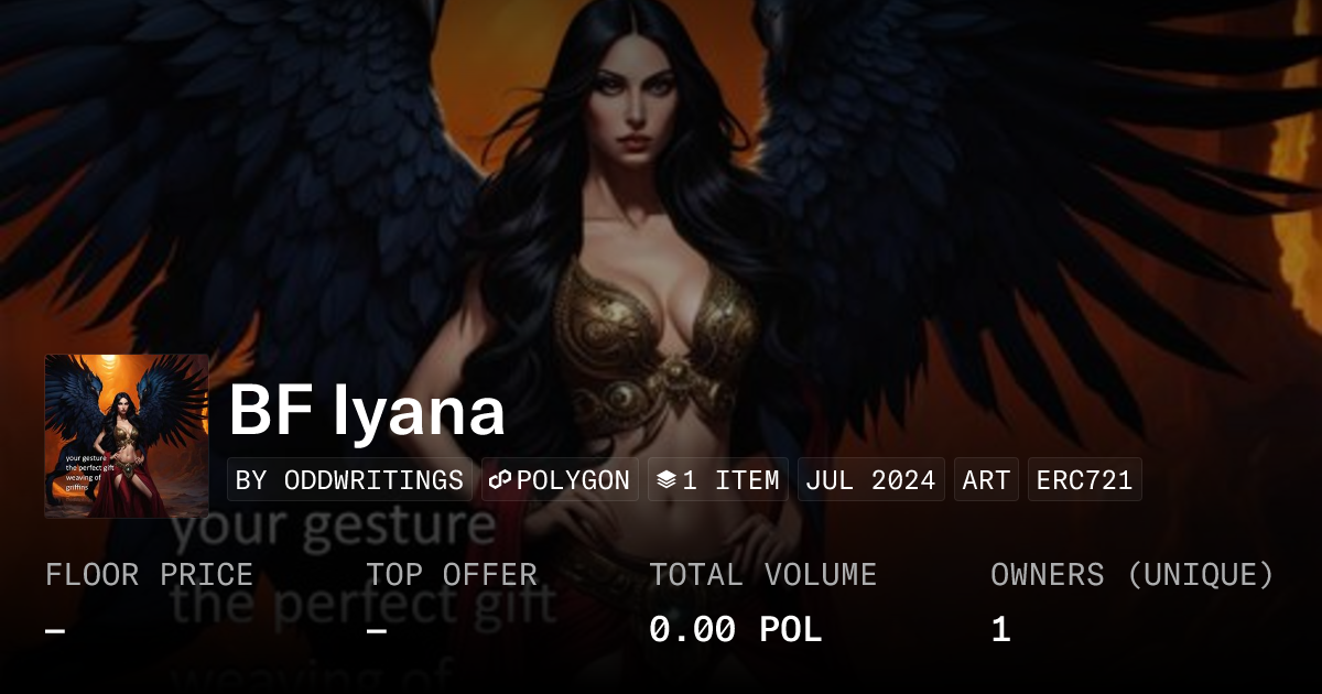 BF Iyana - Collection | OpenSea