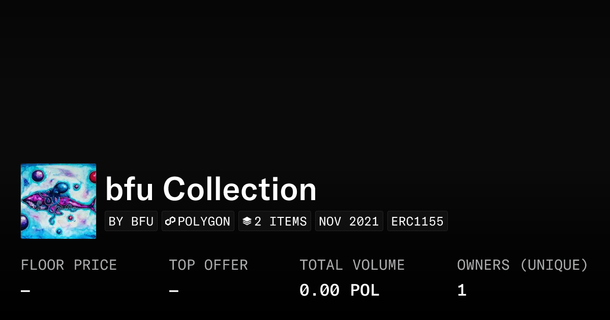 bfu Collection - Collection | OpenSea