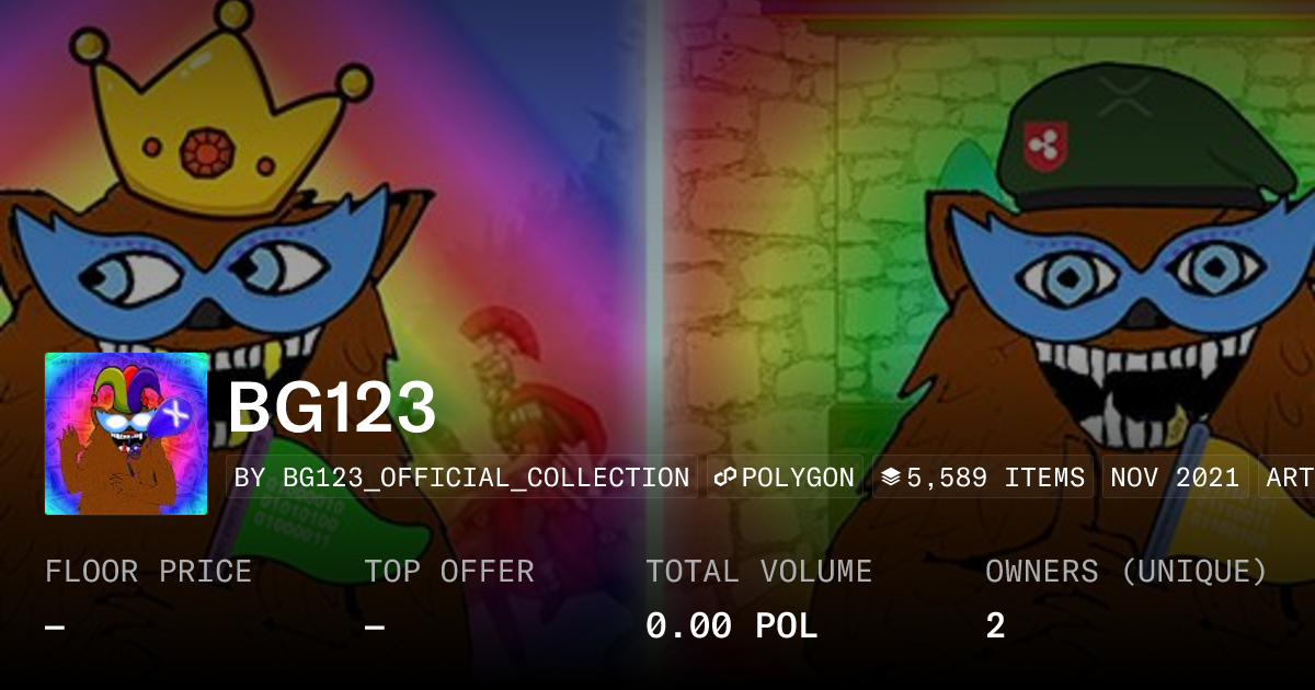 BG123 - Collection | OpenSea