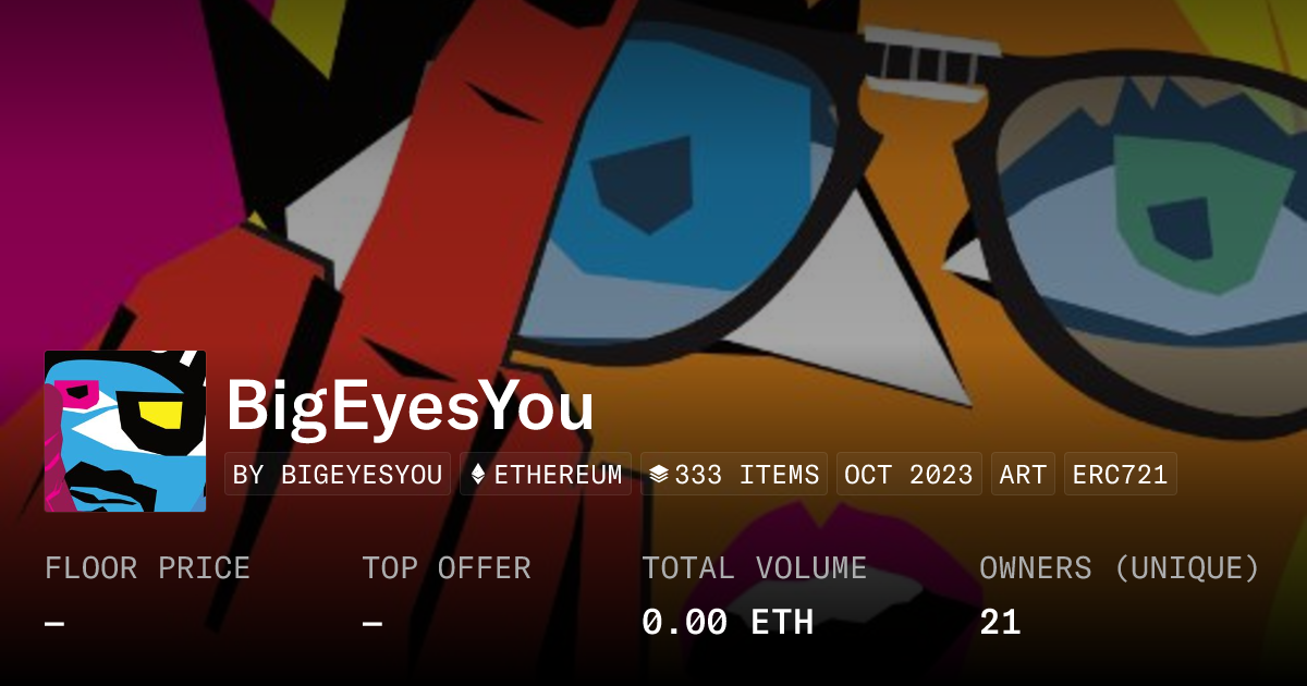BigEyesYou - Collection | OpenSea
