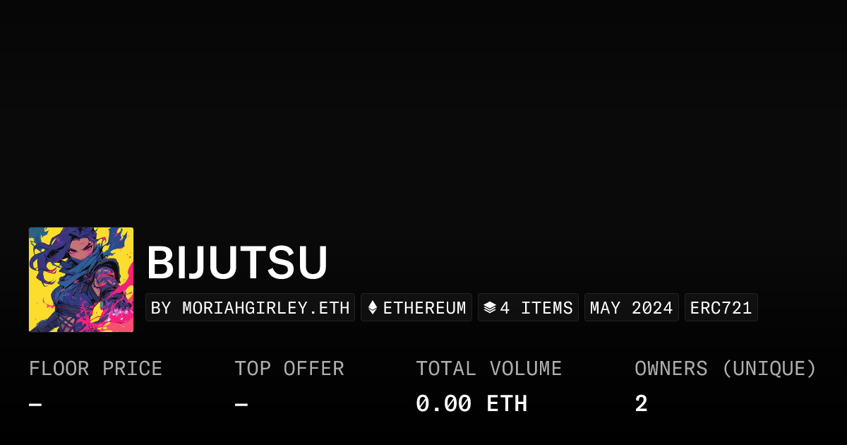 BIJUTSU - Collection | OpenSea