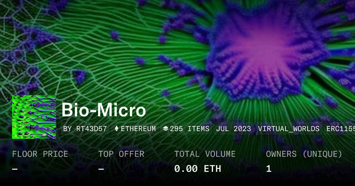 Bio-Micro - Collection | OpenSea
