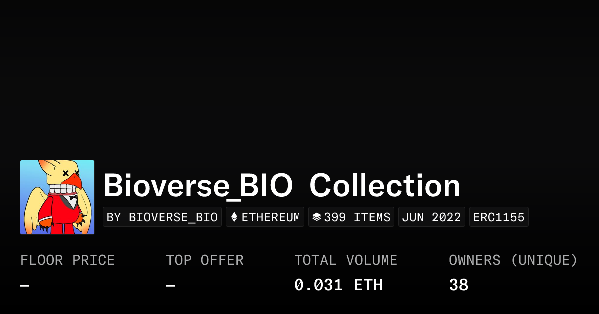 Bioverse_BIO Collection - Collection | OpenSea