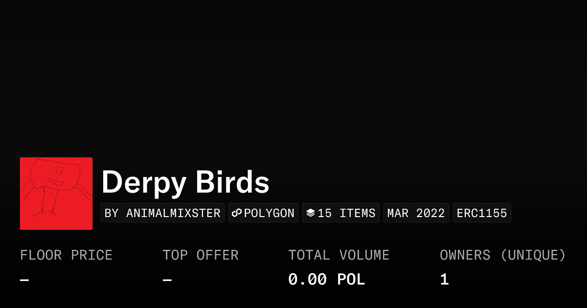 Derpy Birds - Collection | OpenSea