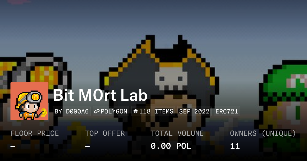 Bit M0rt Lab - Collection | OpenSea