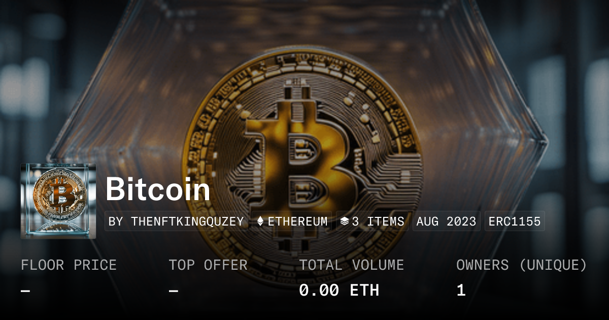 Bitcoin - Collection | OpenSea