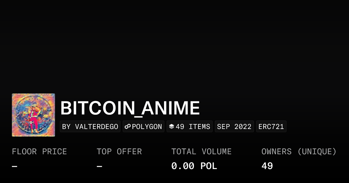 BITCOIN_ANIME - Collection | OpenSea
