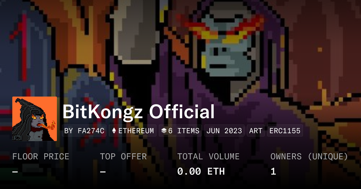 BitKongz Official - Collection | OpenSea