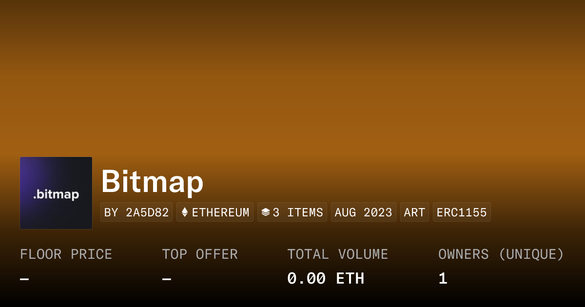 Bitmap - Collection | OpenSea