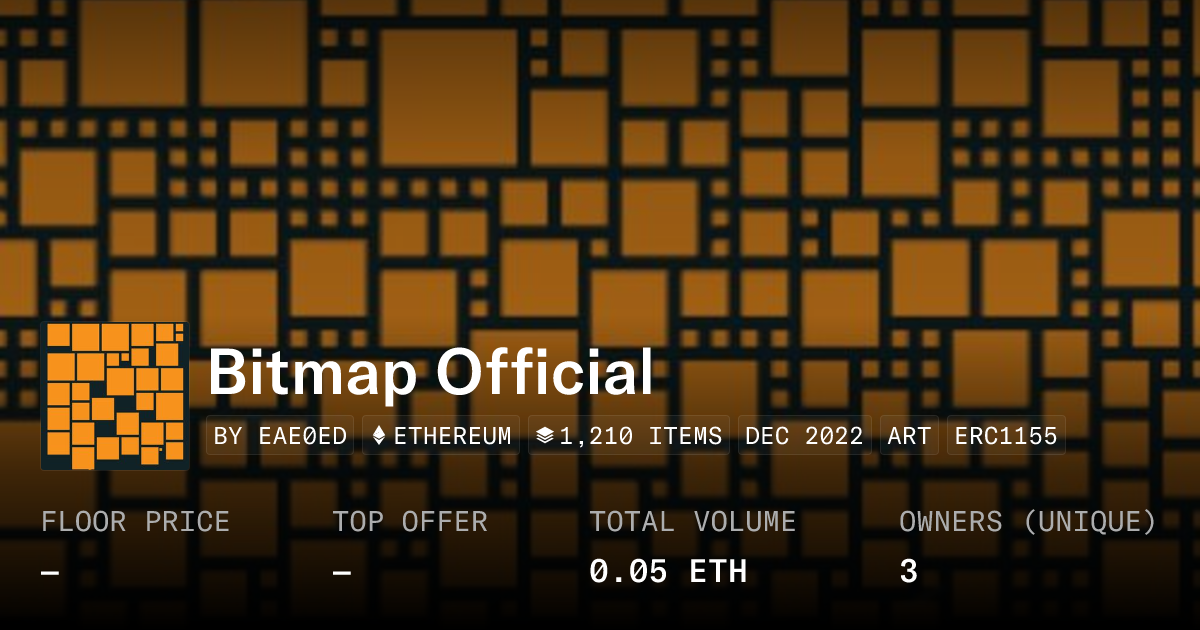 Bitmap Official - Collection | OpenSea