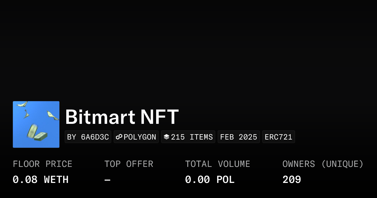 Bitmart NFT - Collection | OpenSea