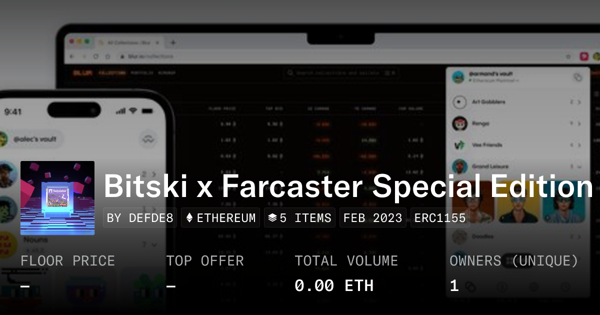 Bitski x Farcaster Special Edition - Collection | OpenSea