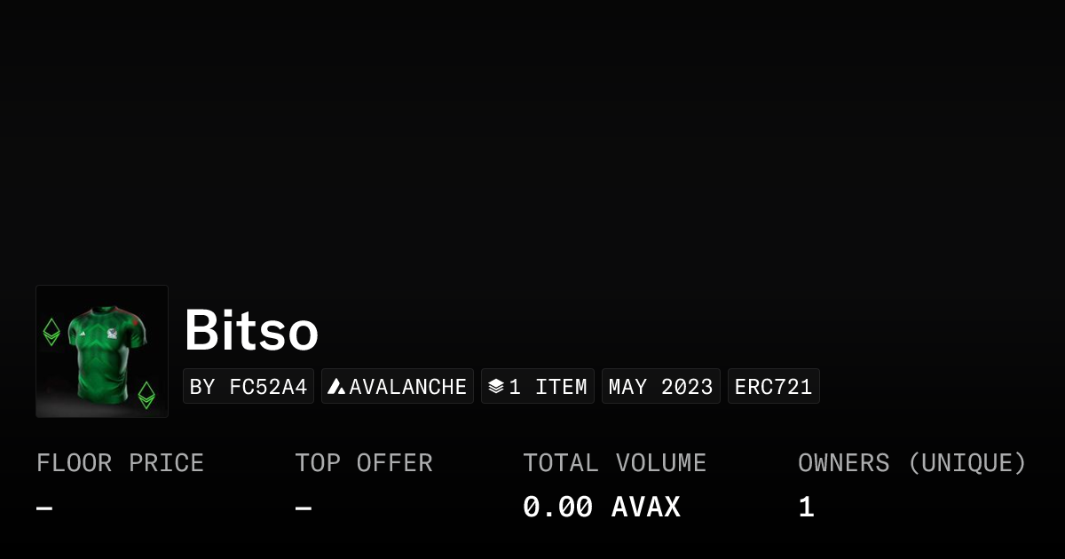 Bitso - Collection | OpenSea