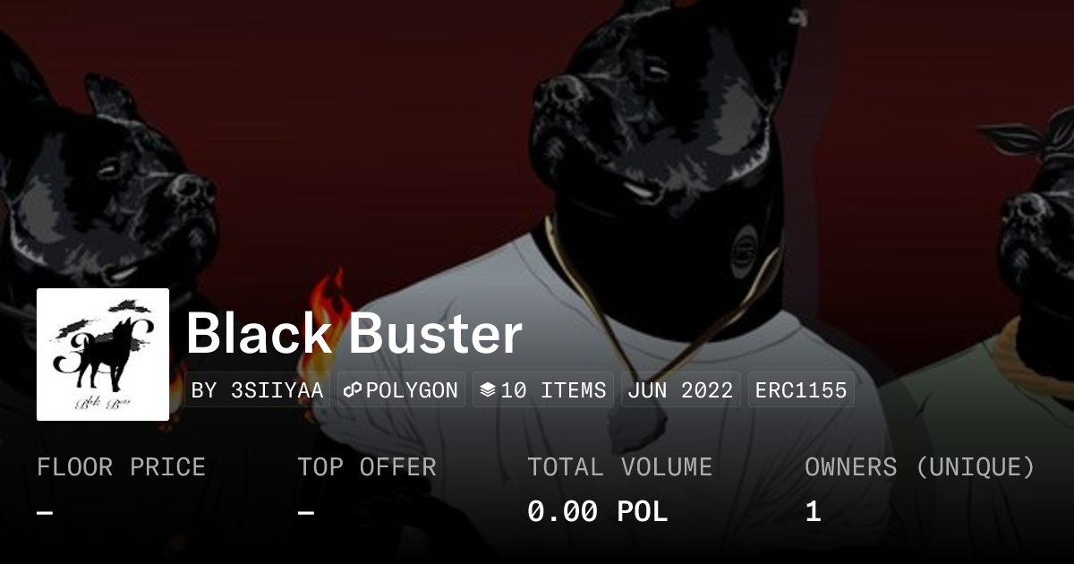 Black Buster - Collection | OpenSea