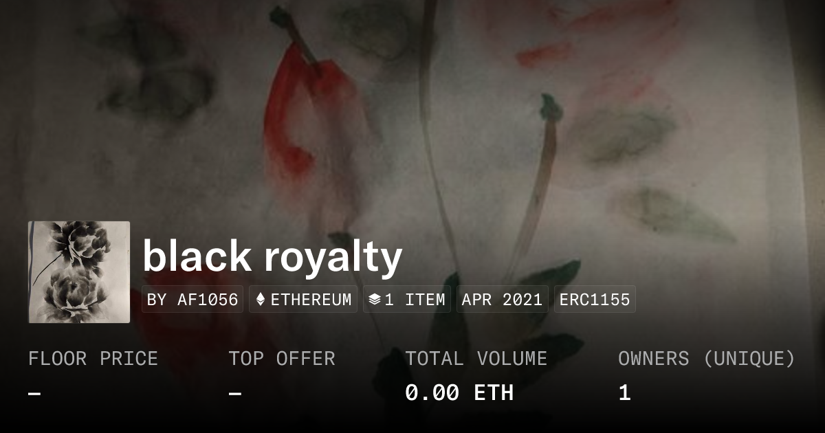 black royalty - Collection | OpenSea